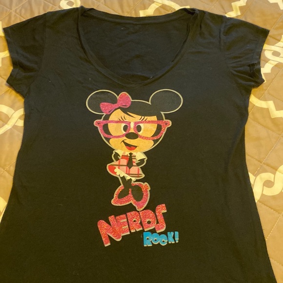 Disney | Tops | Disneyland Minnie Nerds Tee Shirt | Poshmark